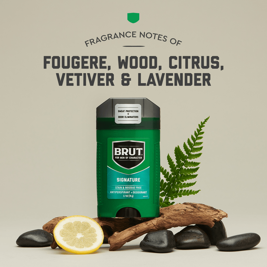 Antiperspirant + Deodorant– Brut